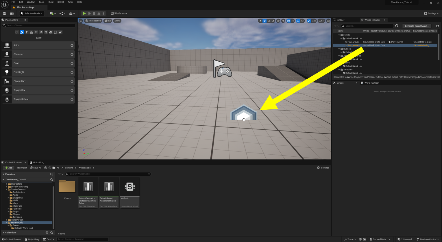 How to play sounds from Wwise in Unreal Engine | Audiokinetic Blog